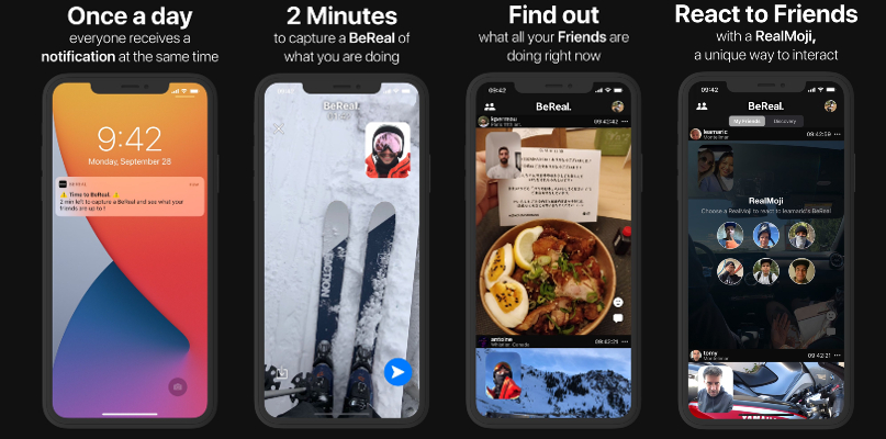 BeReal, le réseau social français qui bouscule Instagram - Enjeux Marketing